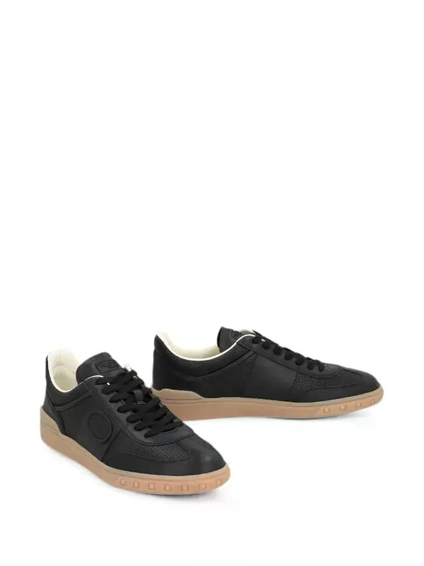 Valentino Garavani Upvillage Perforated Nappa Leather Low-top Sneakers