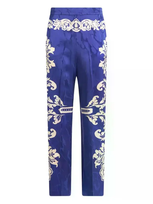 Etro Baroque Print Tapered Trousers