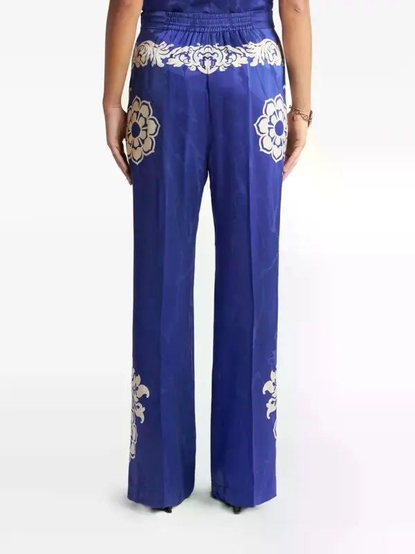 Etro Baroque Print Tapered Trousers