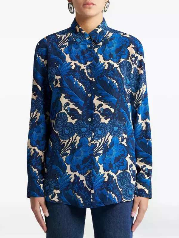 Etro Floral-print Button-up Shirt