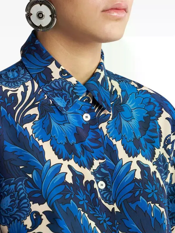 Etro Floral-print Button-up Shirt