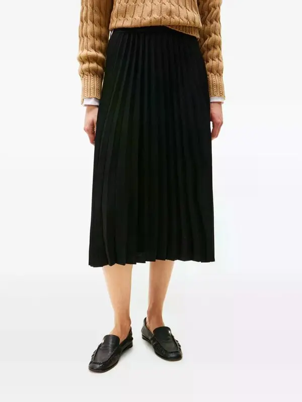Tommy Hilfiger Pleated Midi Skirt