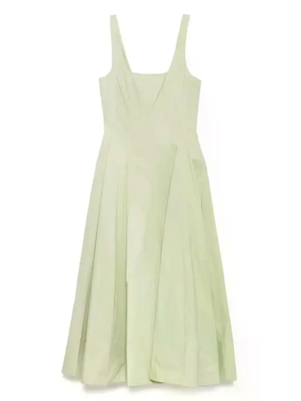 Staud Wells Dress - Green | Editorialist