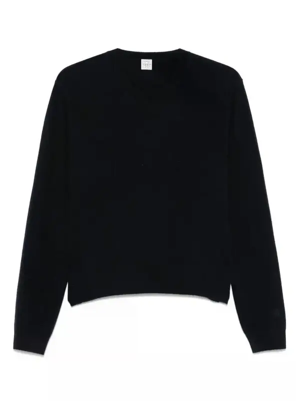 TOTEME Cashmere V-neck Sweater - Blue