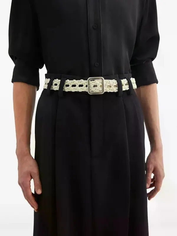 JIL SANDER Woven-detail Belt