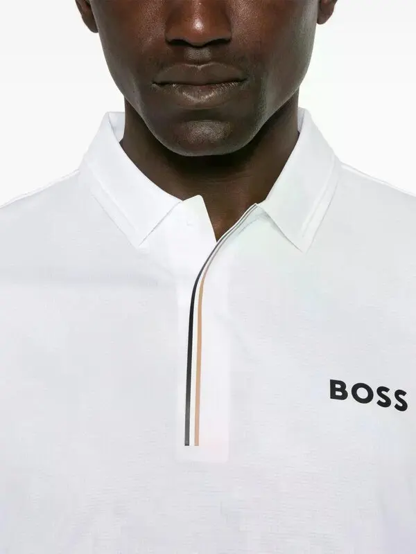 BOSS Paddytech Pro Polo Shirt - White