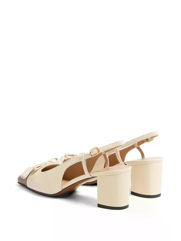 Valentino Garavani Two-tone Kidskin Slingback Pumps - Neutrals