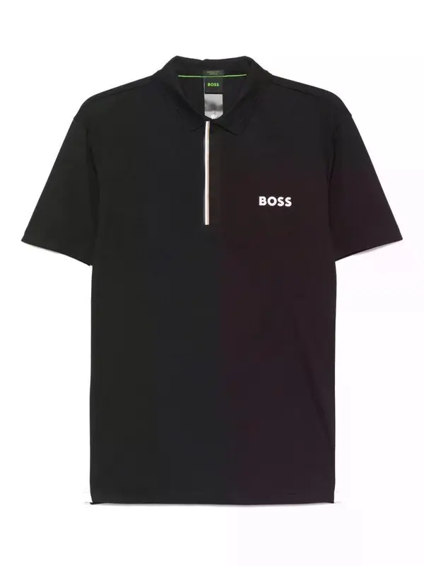 BOSS Paddytech Pro Polo Shirt - Black
