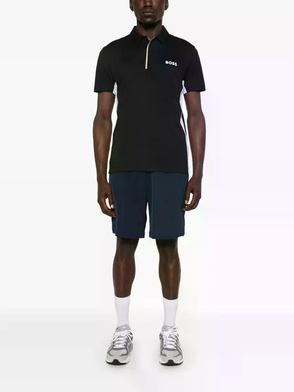 BOSS Paddytech Pro Polo Shirt - Black