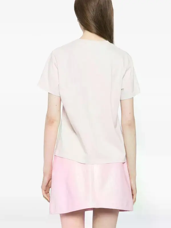 COURREGES Logo-embroidered T-shirt