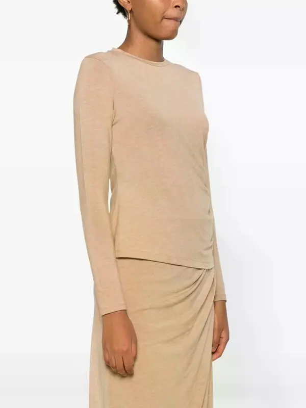 Vince Draped Crew-neck Top