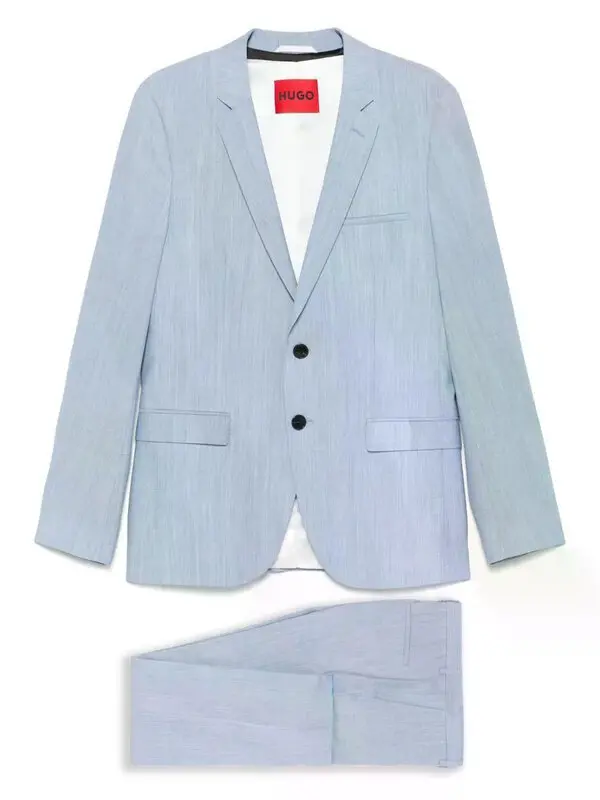 Hugo Single-breasted Suit - Blue