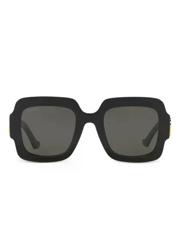 Gucci Oversize-frame Sunglasses - Black