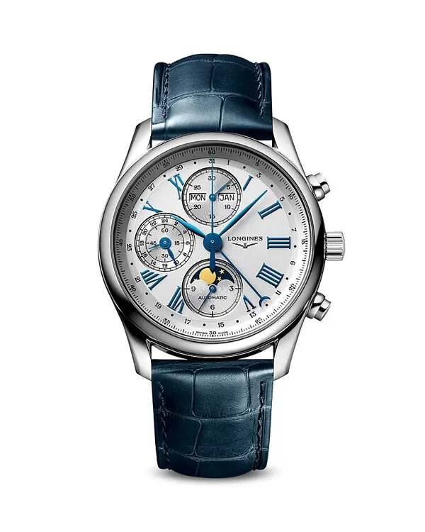 LONGINES Master Chronograph 40mm - Silver/blue