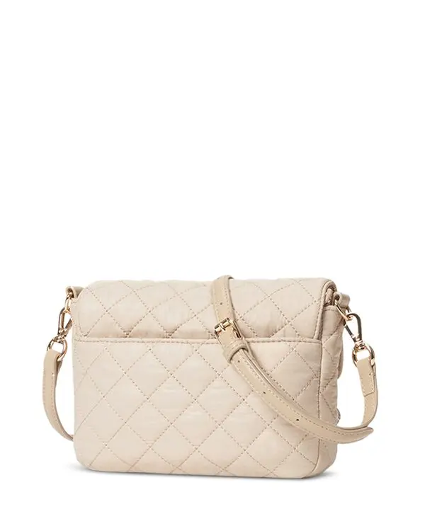 Mz Wallace Small Crosby Lock Crossbody - Buff/gold