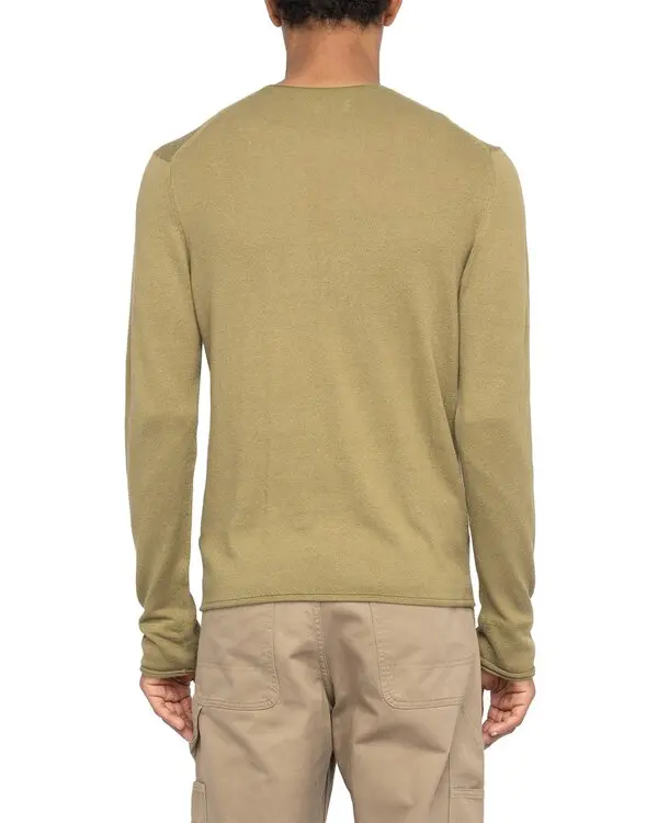 Zadig&Voltaire Signature Regular Fit Linen Henley - Olive