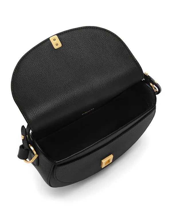DEMELLIER Siena Small Saddle Bag - Black