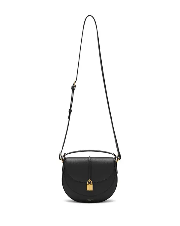 DEMELLIER Siena Small Saddle Bag - Black