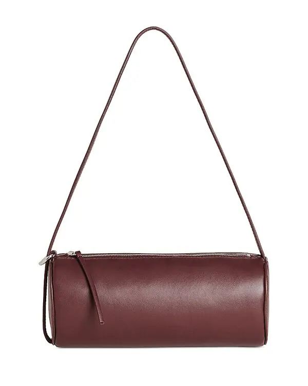REFORMATION Simona Cylinder Bag - Ruby