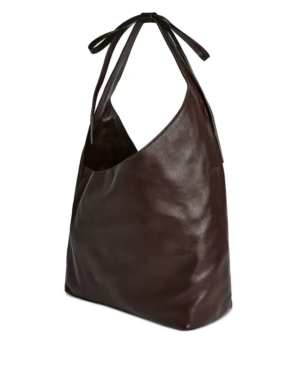 REFORMATION Vittoria Suede Tote Bag - Tobacco