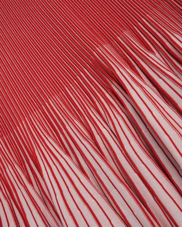 Ted Baker London Lilyo Textured Striped Dress - Red