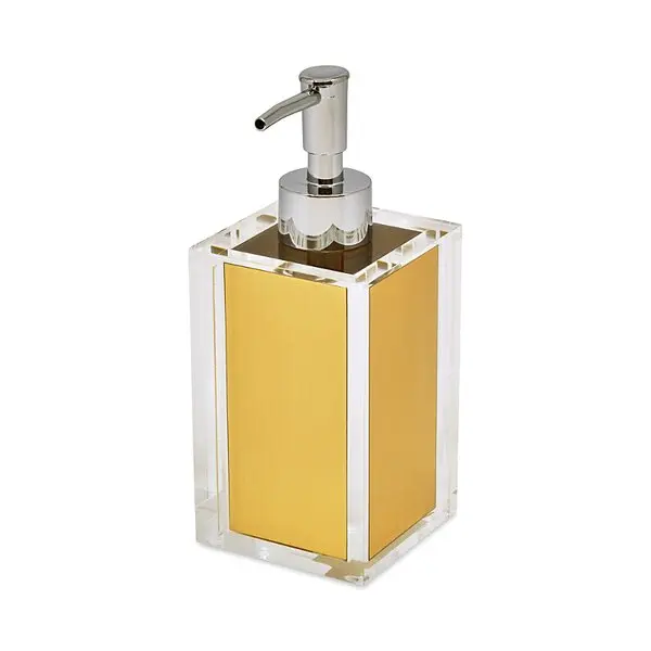 TIZO Lucite Soap Dispenser - Gold
