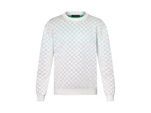LOUIS VUITTON Damier Gradient Jacquard Pullover
