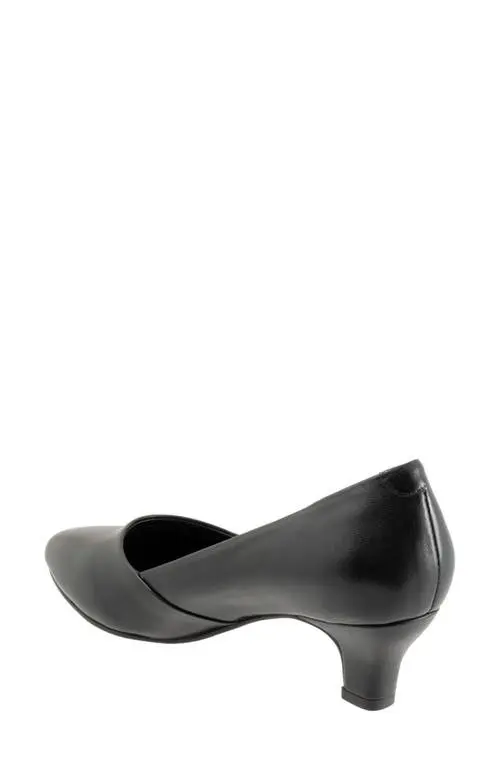 Trotters Kylie Kitten Heel Pump - Black