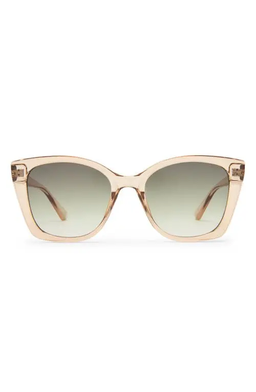 Le Specs Incantation Square Sunglasses - Sand/ Khaki Grad