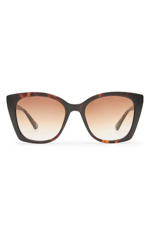 Le Specs Incantation Square Sunglasses - Tort/ Brown Grad