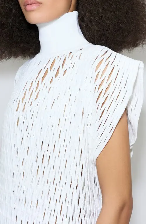 Alaïa Macramé Mini Dress
