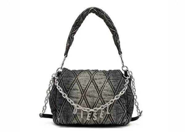 DIESEL® Charmd Shoulder Bag M - Black