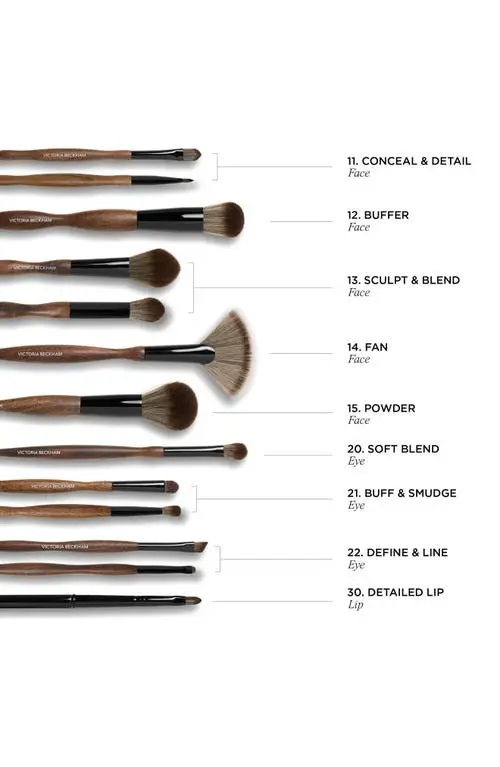 Victoria Beckham Buff & Smudge Dual-ended Brush - No Color