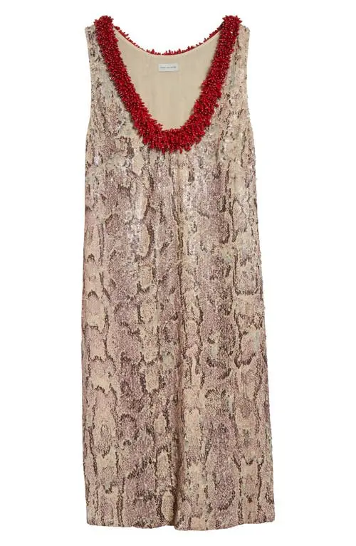 dries van noten sequin dress $2160 Dries Van Noten Women's Black Silk/Wool Delsa Sequin Dress Size  FR36/US0