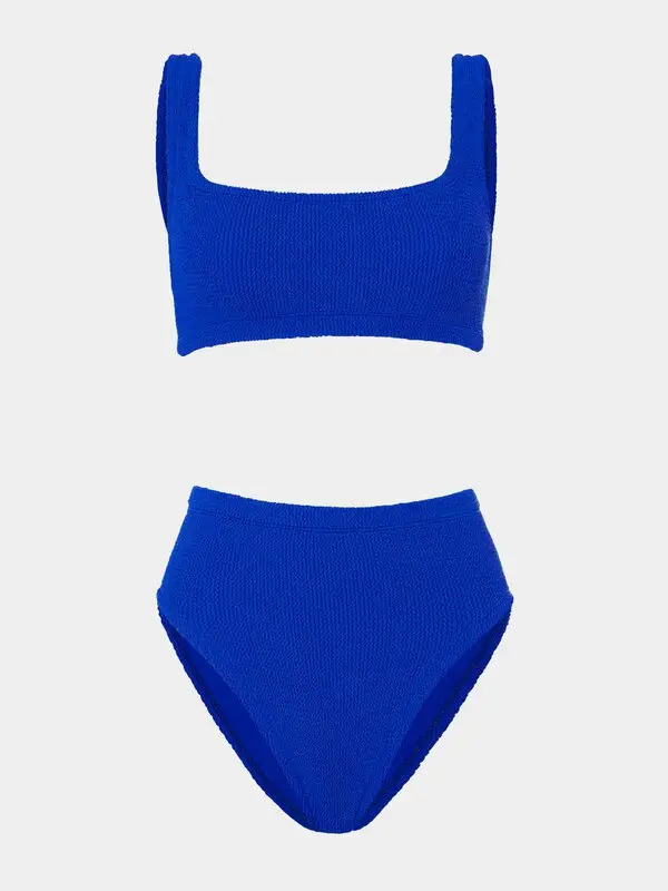 Hunza G Patricia Two Piece Bikini - Royal Blue