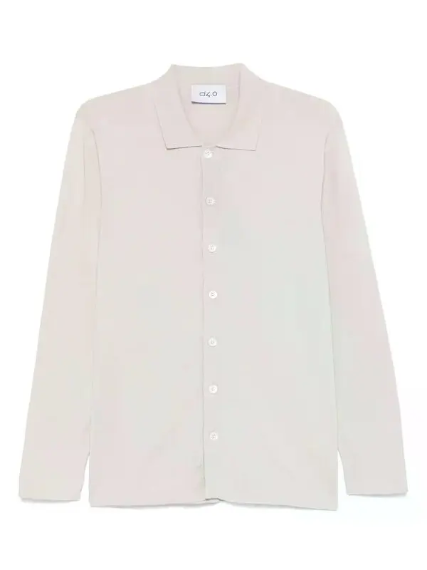 D4.0 Fine-knit Shirt - Neutrals