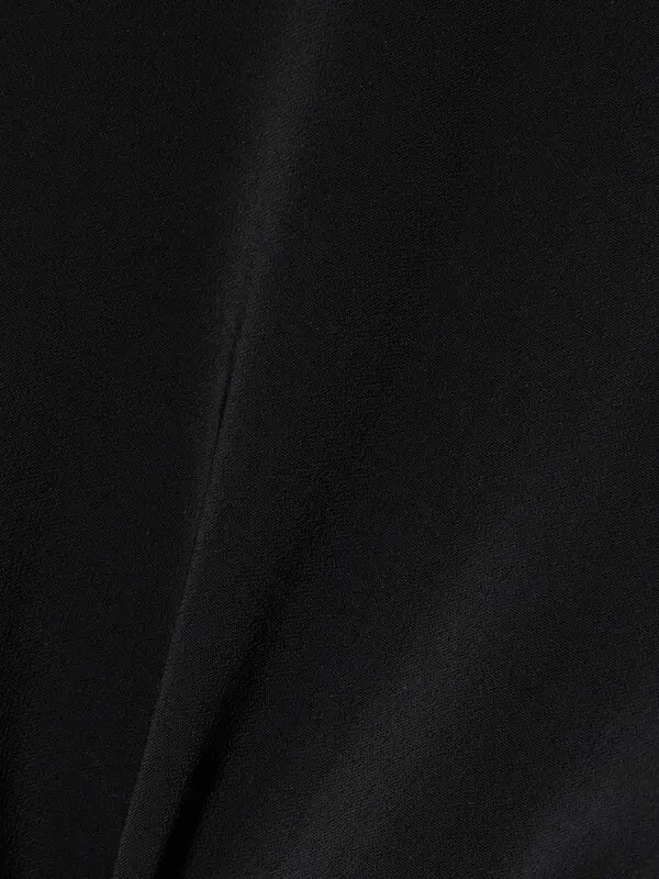 ST. AGNI Gathered Stretch-crepe Bodysuit