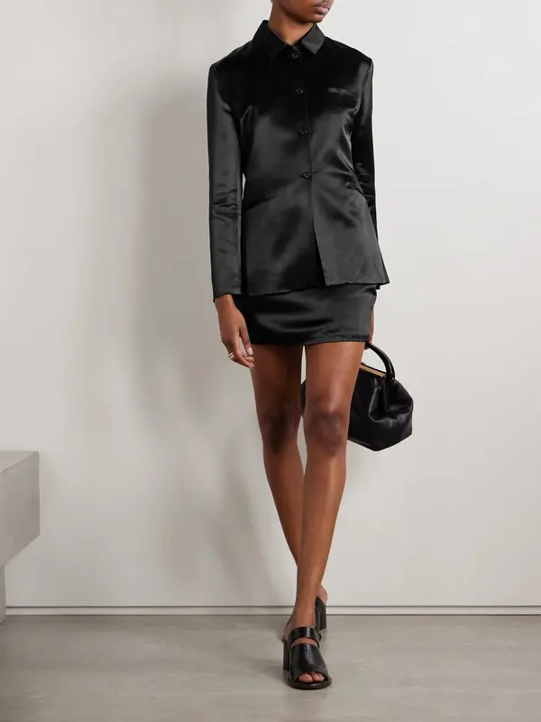 KALLMEYER Shiloh Satin Mini Skirt