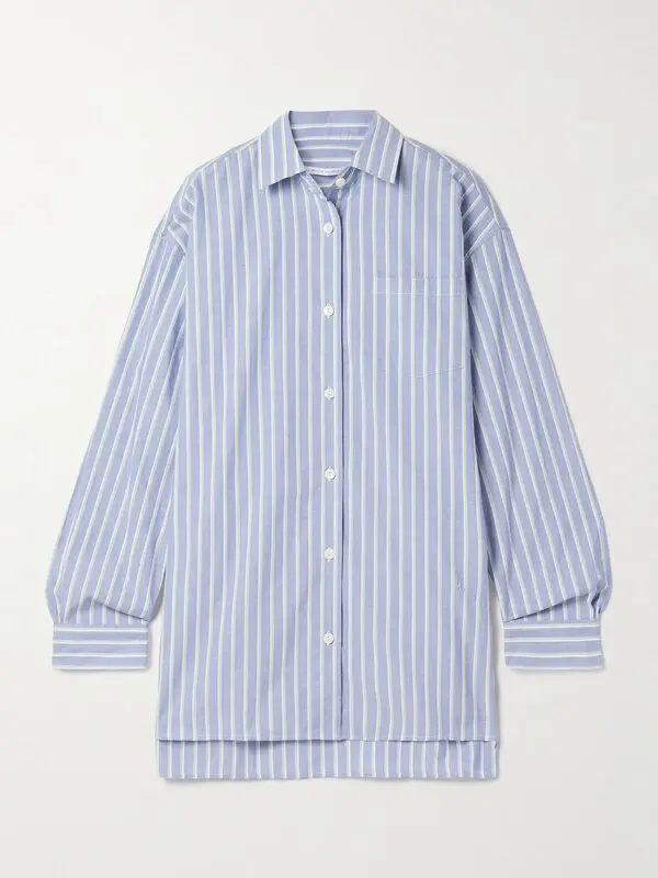 Maria Mcmanus Oversized Striped Organic Cotton Shirt