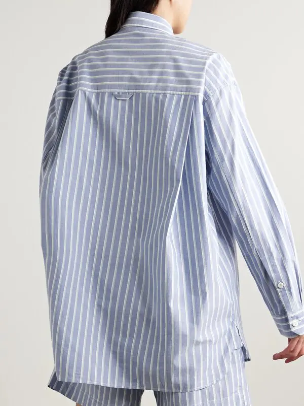 Maria Mcmanus Oversized Striped Organic Cotton Shirt