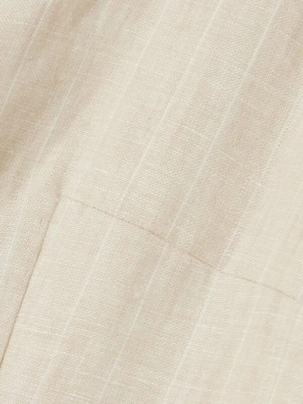 Posse Lucille Pinstriped Linen Vest