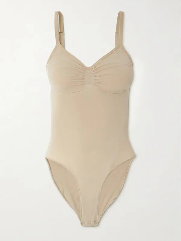 SKIMS Seamless Sculpt Brief Bodysuit - Neutrals