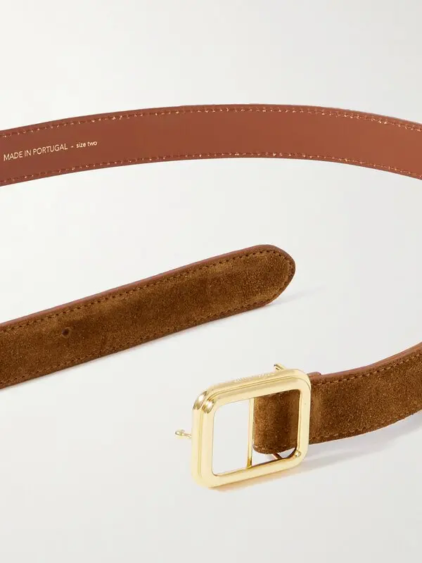 Lié Studio The Georgia Wide Suede Belt