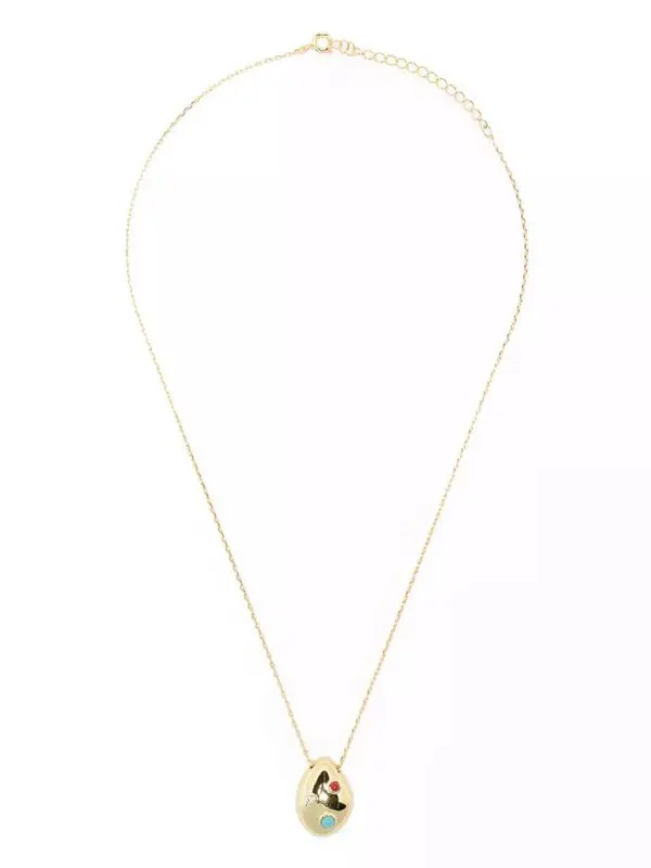 ESHVI Mini Drop Necklace - Gold