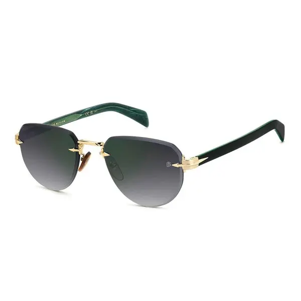 DB EYEWEAR BY DAVID BECKHAM Pilot Sunglasses - Gold