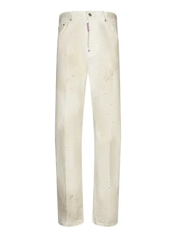 Dsquared2 Stretch Denim Jeans - White
