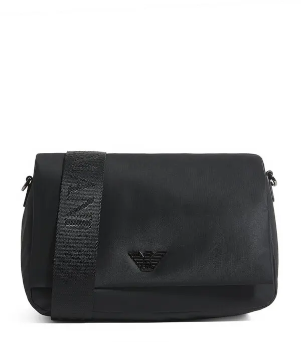 Emporio Armani Padded Cross-body Bag - Black