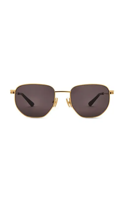 Bottega Veneta Split Sunglasses - Gold & Grey