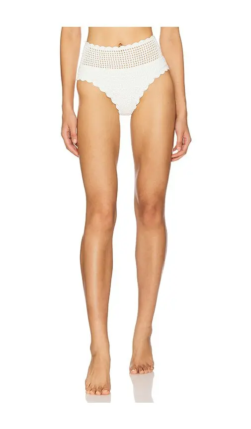 Beach Riot Wyatt Bikini Bottom - White