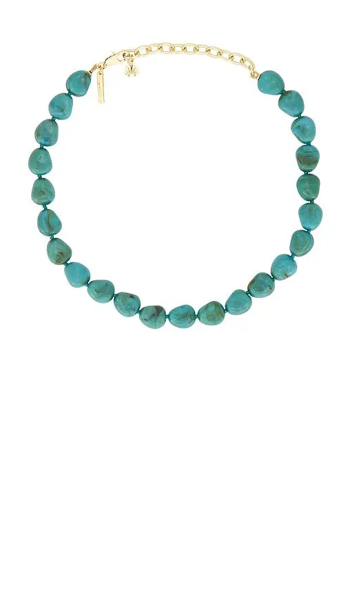 Lele Sadoughi Baroque Collar Necklace - Turquoise